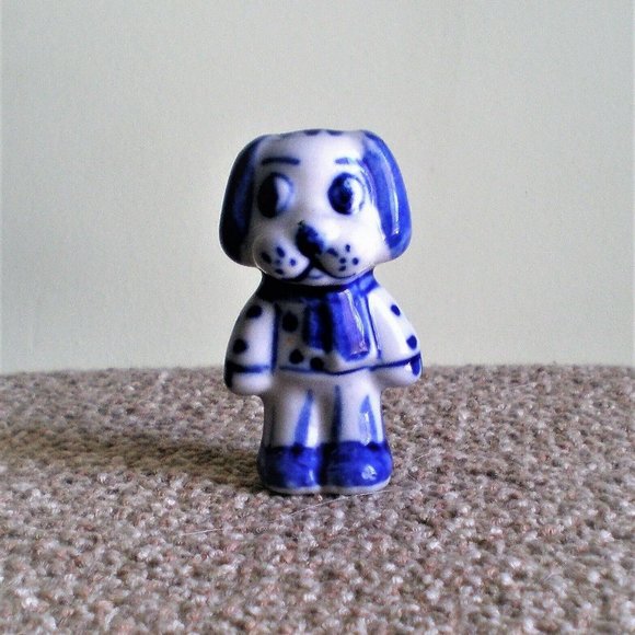 GZHEL | Accents | Russian Russia Handmade Gzhel Dog Figurine Symbol Of ...